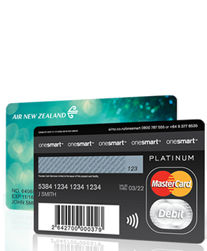 Air New Zealand – OneSmart Prepaid Travel Money Card
